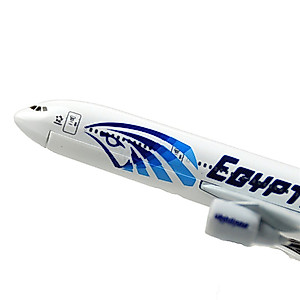 24-Hours 1:400 16CM Egypt Air B777-300 Alloy Metal Model Plane Diecast Airplanes