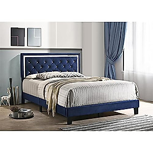 Best Quality Furniture Headboard, Navy Blue