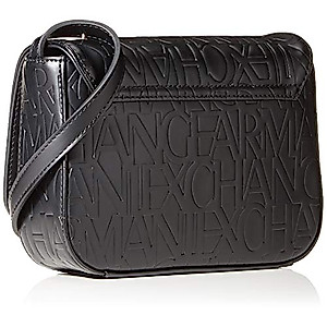 A|X ARMANI EXCHANGE womens Liz - Small Strap Shoulder Bag, Neroblack, One Size US