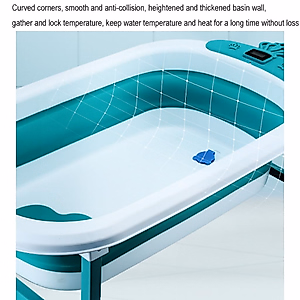 ZAJSSS Multipurpose Pet Shower Basin Portable Pet Bathtub with Drainage Hole Foldable Bathing Tub for Puppy Small Dogs Cats