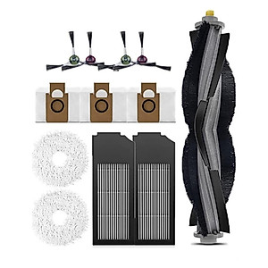 Replacement Spare Parts Tool Kits Fit Compatible with ECOVACS DEEBOT X1 Omni / X1.T10/T20 Turbo Robtic Vacum Cleaner Robot (Color : 6Pcs Dust Bag)