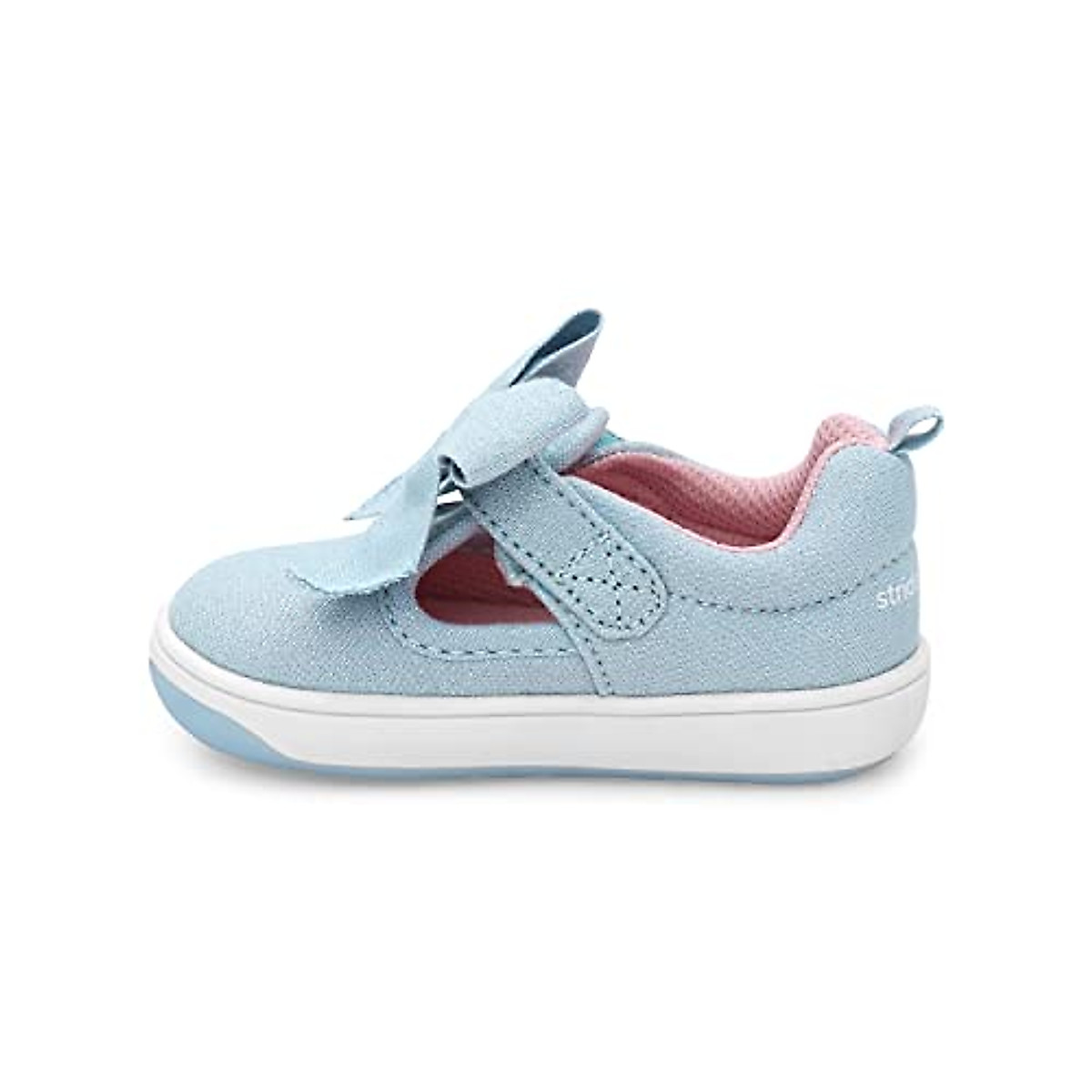 Stride Rite 360 Girls Kamila Mary Jane Flat, Blue, 5 Toddler US