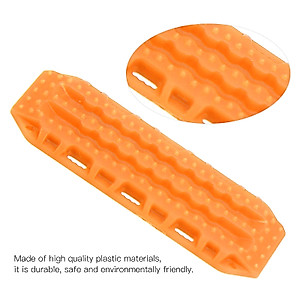Dilwe 2pcs RC Sand Ladder, RC Plastic Recovery Ramps Board Compatible with 1/24 1/18 RC Car(Orange)