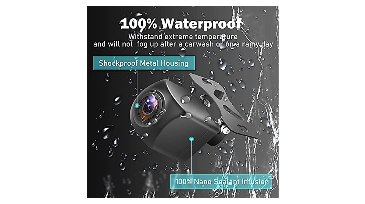 EWAY WiFi Wireless Backup Camera | Front/Rear View for Cars & RVs