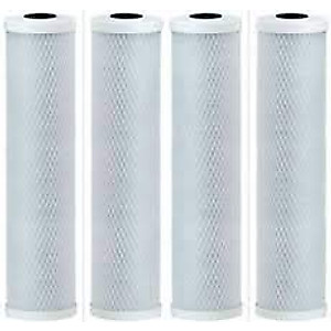 4-Pack Compatible for WaterPur CCI-10-CLW Activated Carbon Block Filter - Universal 10 inch Filter for WaterPur Clear Water Filter Housing