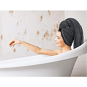 Utopia Towels - Luxurious Jumbo Bath Sheet 2 Pack - 600 GSM 100% Cotton Highly Absorbent and Quick Dry Extra Large Bath Towel - Super Soft Hotel Quality Towel (35 x 70 Inches, Grey)