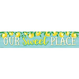Teacher Created Resources Lemon Zest Our Sweet Place Banner (TCR8492)