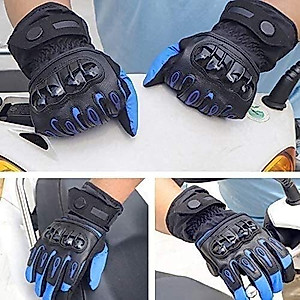 EXCEI Rechargeable 1 Pair Cross-Country Motorcycle Outdoor Multi-Purpose Gloves Windproof Waterproof Heat Resistant Gloves Cold Gear Touch Phone Men Women (Color :