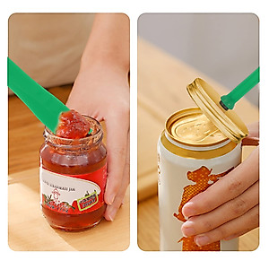 4 Pieces Canning Supplies-2 Pieces Magnetic Lid Lifter Canning Lid Lifter Kit,Magnetic Jar Lid Lifter Supplies (7 Inch), 2 Pieces Canning Bubble Popper Bubble Remover Canning Tools (Green)