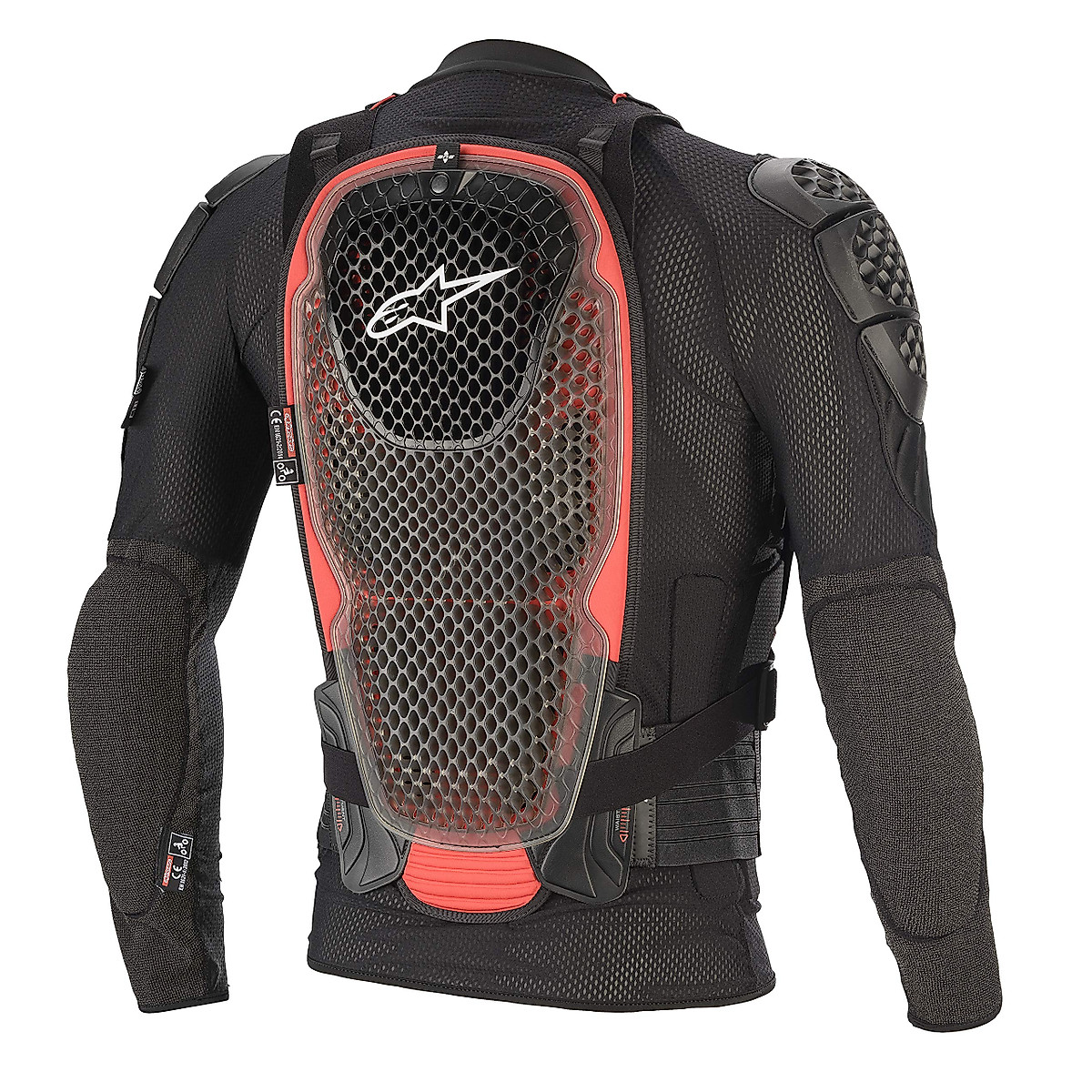 Alpinestars 6506520-13 Bionic Tech V2 Protection Jacket, Black/Red, X-Large