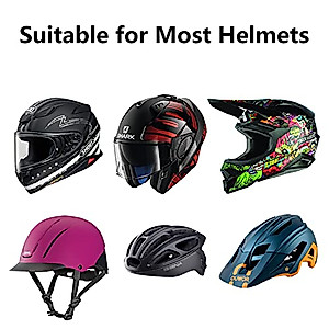 Haoyou Curved Adhesive Helmet Mount Compatible with Gopro Hero 11,10, 9, 8, 7, 6, 5, 4, 3+, 3 Cameras (6pcs)