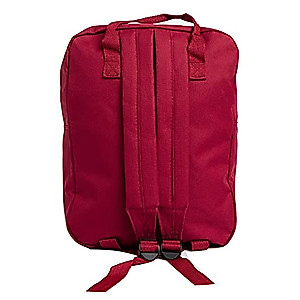 Hogwarts 4 Crest Logo School Bag Backpack, Burgundy, M