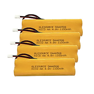 XUNTU D-AA650Bx4 Ni-CD 4.8V 1100mAh Exit Sign Emergency Lighting Battery Replacement for BYD D-AA650B-4 LITHONIA D-AA650B Unitech Dual-Lite 0120859 Exit Sign Emergency Light (2 Pack)