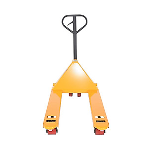 Vestil PM5-2748-Y Yellow Standard Pallet Truck, 5500 lbs Capacity, 48" Length x 27" Width Fork