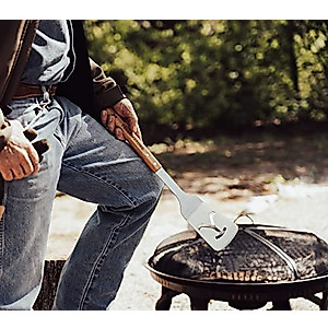 Y Yellowstone BBQ Tool Set - 2 pc Grill Set Includes Spatula and Tongs | Ideal BBQ Grill Accessories | Authentic Yellowstone Merchandise