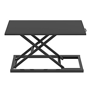 Stand Up Desk Store AirRise Adjustable Height Standing Desk Converter Monitor Stand (Black, 29")