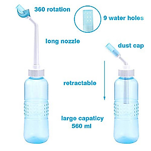 Bidet Bottle Portable Bidet Sprayer Large Bidet Bottle 560 ML