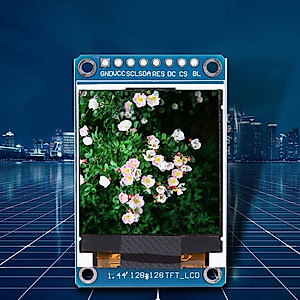 FTVOGUE 1.44Inch Display Module LCD Display Screen 128RGB x 128 Resolution Serial Peripheral Interface