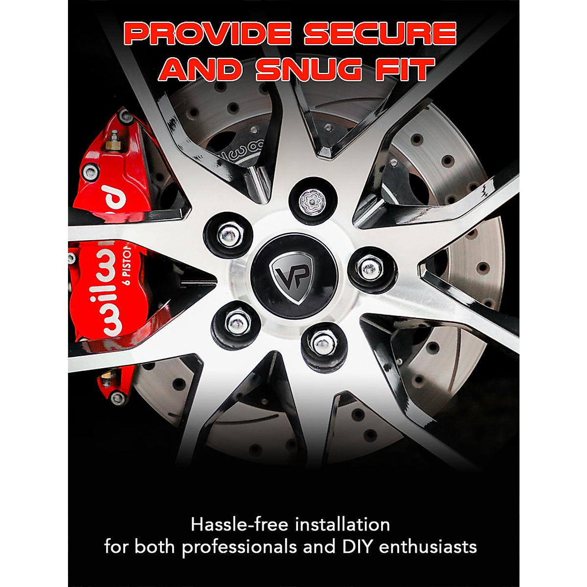 Set of 24 Veritek 14x1.5mm 13/16 Hex 1.7 Inch 44.5mm Length One Piece Chrome OEM Factory Style Large Acorn Seat Lug Nuts for Ford F-150 Expedition Lincoln Navigator Factory Wheels