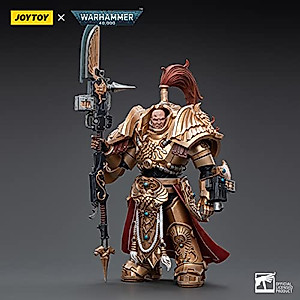 JOYTOY 1/18 Action Figures Warhammer 40k Mecha Model Adeptus Custodes Shield-Captain in Allarus Terminator Armour Hydon Seronis