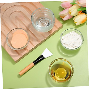 Cabilock Glass Facial Mud Bowl Set: 10PCS Beauty Mixing Bowls DIY Stirring Bowls Transparent Cosmetic Beauty Tool for Home Salon Spa Face Skin Applicator Bowl