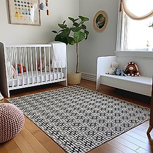 Dalyn Rugs Indoor/Outdoor Marlo MO1 Black Washable 8' x 10'