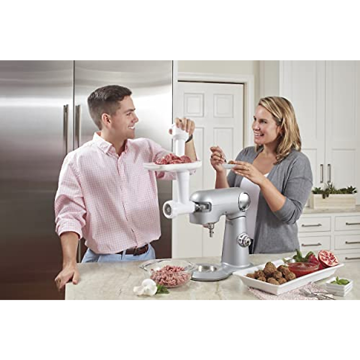 Cuisinart MG-50 Meat Grinder Attachment for SM-50 and SMD-50 Series, White