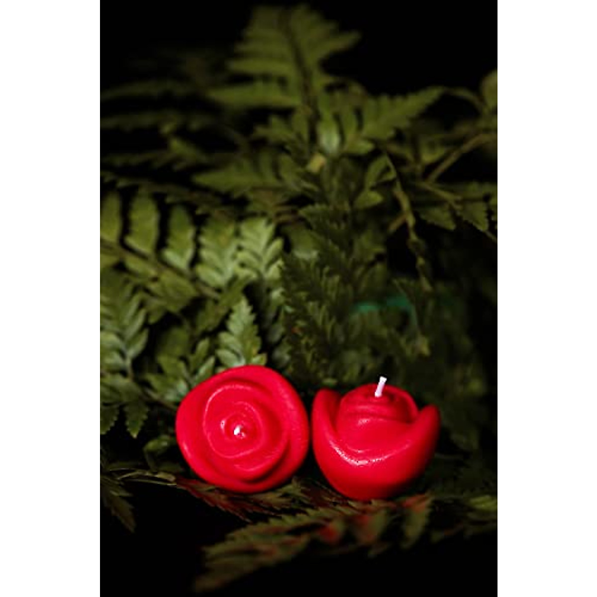 Zestler Bundle Stainless Steel Wax Removal Blade + 6 Red Low Temperature Body Safe Rose Candle Refills