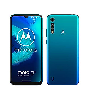 Motorola Moto G8 Power Lite XT2055-2 64GB GSM Unlocked Android Smart Phone - Arctic Blue