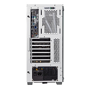 Velztorm White Ferrux Custom Built Gaming Desktop Liquid-Cooled (AMD Ryzen 9-5900X 12-Core, GeForce RTX 3070 8GB, 16GB DDR4, 1TB PCIe SSD, 240mm AIO, RGB Fans, 750W PSU, Win 10 Home)