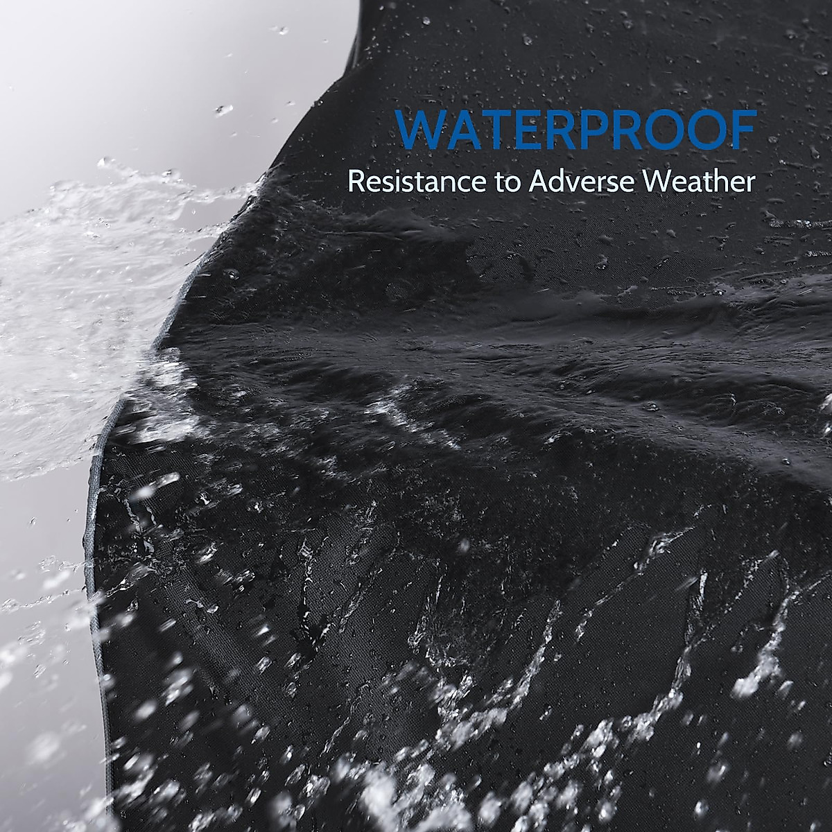 FORSPARK Patio Furniture Covers Waterproof, Heavy Duty Outdoor Loveseat Covers Fit up to 58 W x 40 D x 31 H inches Black