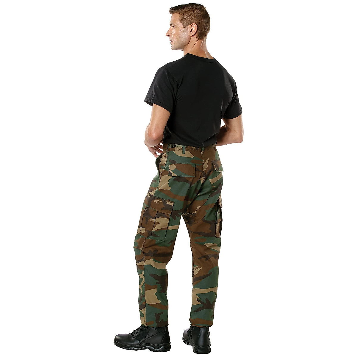 Rothco Tactical BDU Pants (US, Alpha, Small, Regular, Long, Woodland Camo)