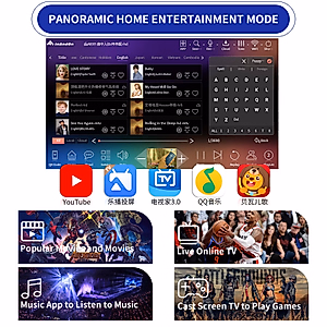 2023 New Inandon Karaoke Machine,15.6 Inch Touch Screen Phone App Control Free Cloud Download Songs All in One Karaoke System with Mic, KTV Singing Chinese Karaoke Player for Home Party,10T,White