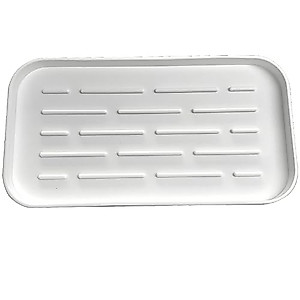 2 Pack Kitchen Sink Organizer Tray Silicone Drainage Tray Dish Drying Mat Dish Drying Mat Kitchen Counter Sink