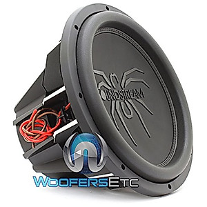 Soundstream 2600W Peak (1300W RMS) 15" Tarantula Series Dual 4-Ohm Car Subwoofer