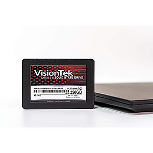 VisionTek PRO XTS 7mm 2.5 Inch SATA III SSD - 250GB - Desktops, Laptops, Mac Systems