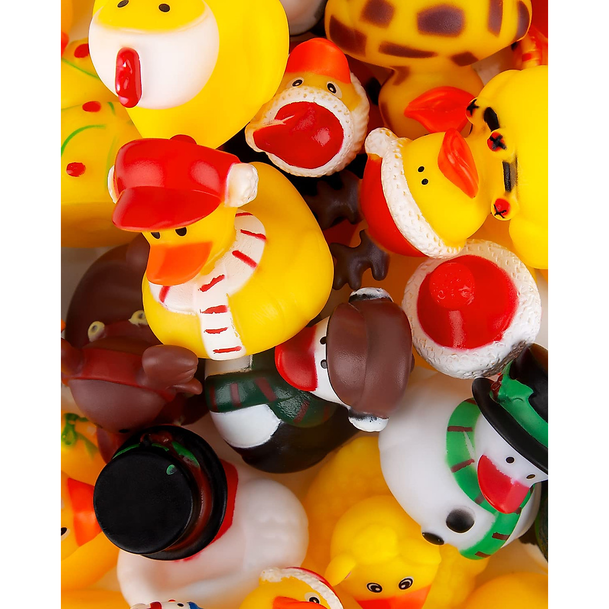Advent Calendar 2023 - Rubber Ducks for Boys, Girls, Kids, and Toddlers - Rubber Ducky Bath Toy - Creative Christmas Gifts - Perfect for Decoration, Party Favors, Birthday