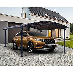 Palram - Canopia Arcadia 4300 Carport - 12' x 14' - Bronze/Gray