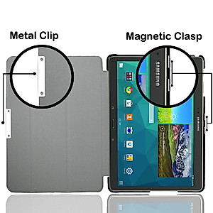 Kuesn Case for Samsung Galaxy Tab S 10.5 inch - UltraSlim Smart Cover 3 Folding Folio flip Stand Case for SM-T800 SM T805C Tab S 10.5 Auto Sleep