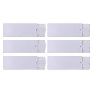 TOYANDONA 6pcs Self Adhesive Power Strip Holder Surge Protector Fixator Cable Management System Wall Mount for WiFi Router Tissue Box Remote Control