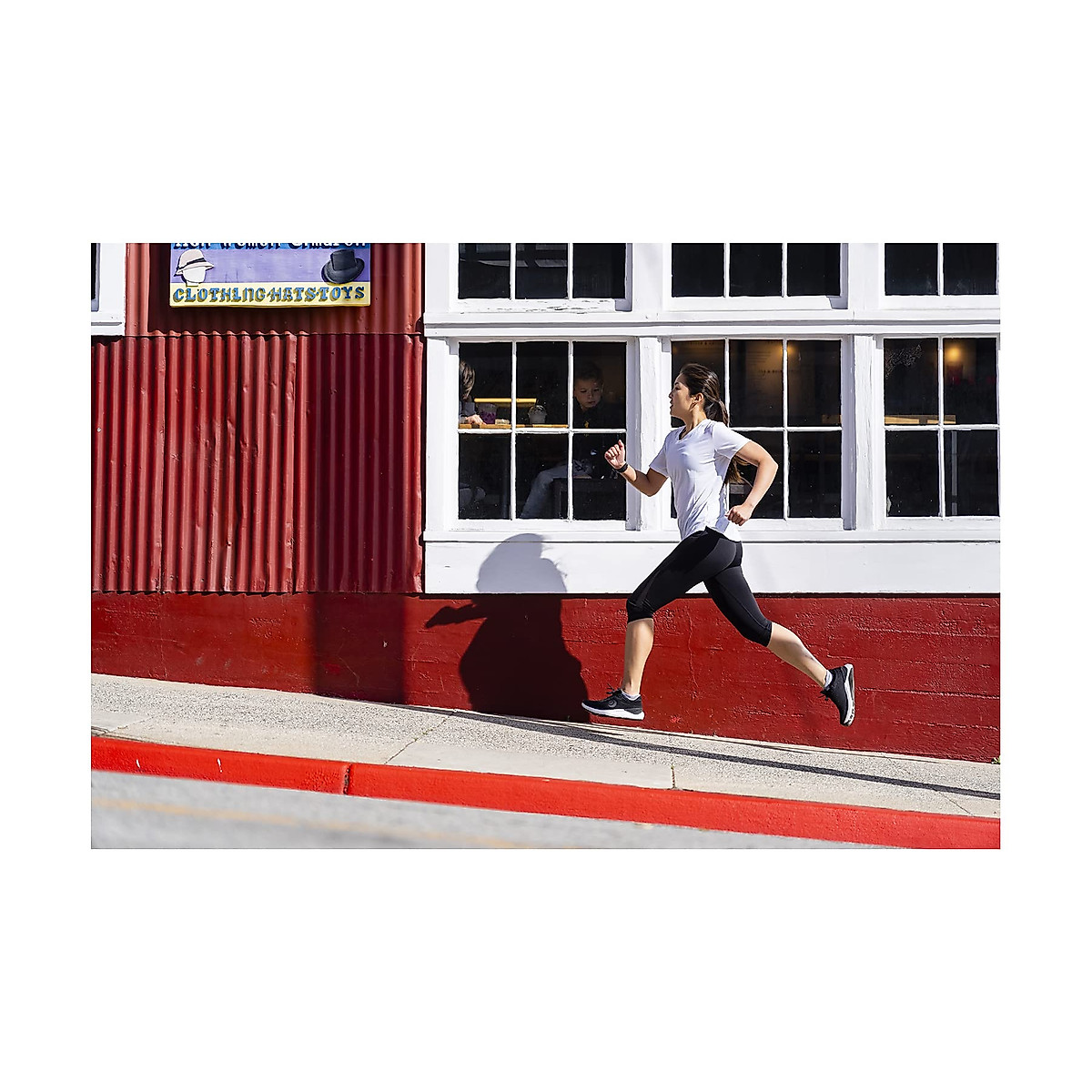 Topo Athletic Women's Ultrafly 4 Comfortable Lightweight 5MM Drop Road Running Shoes, Athletic Shoes for Road Running, Black/White, Size 9