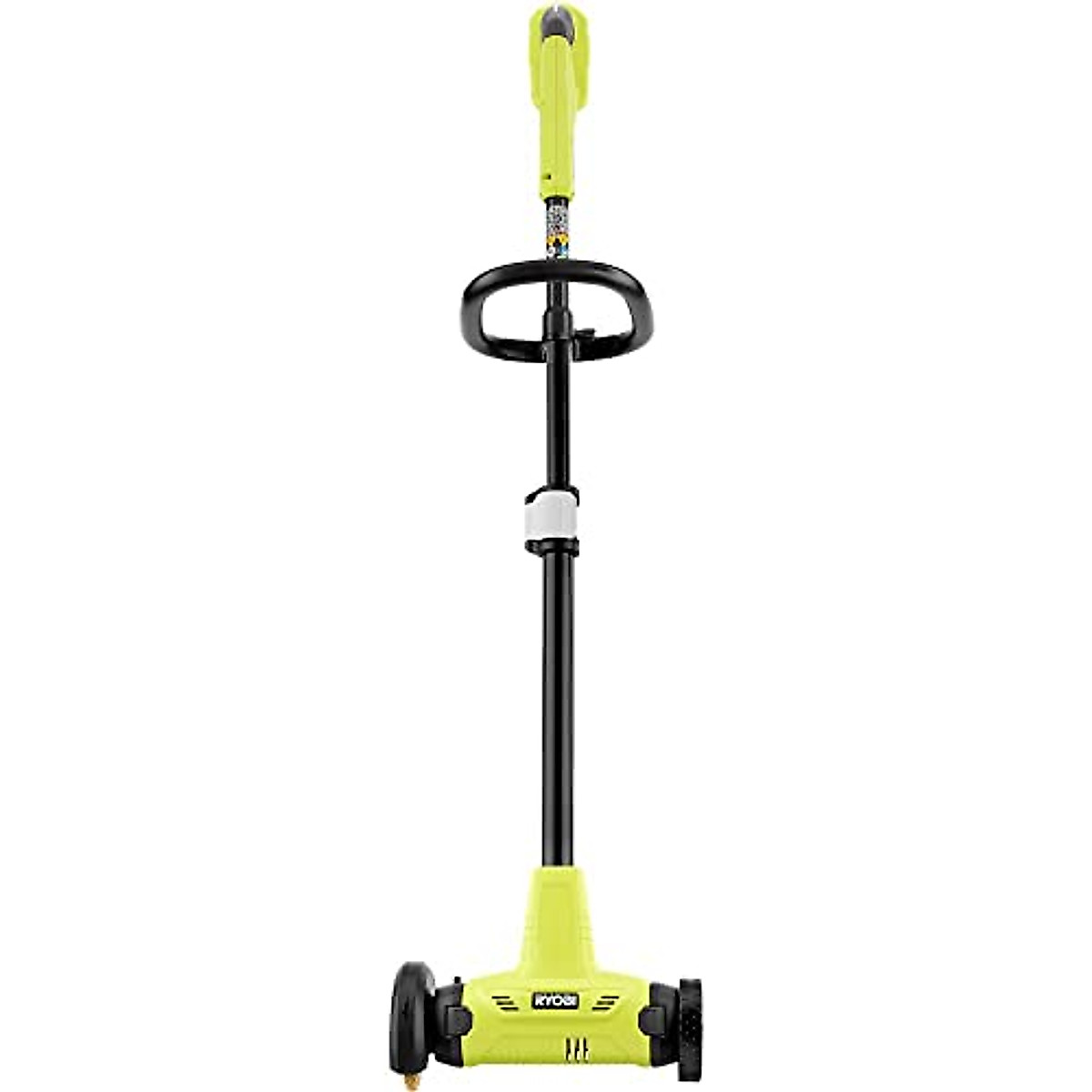 RYOBI ONE+ 18V Patio Cleaner with Wire Brush Edger with 2.0 Ah Battery and Charger, GREEN