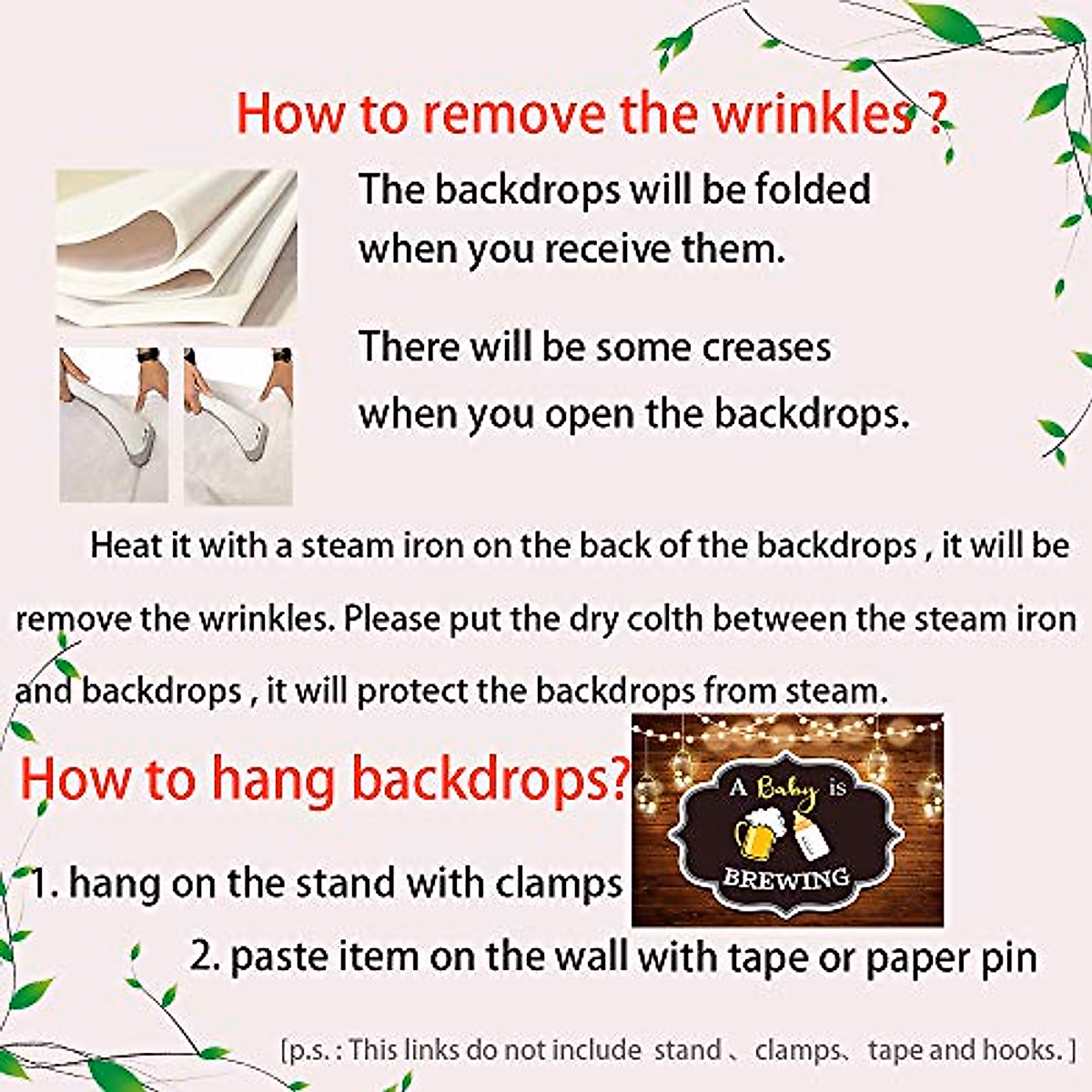 A Baby is Brewing Themed Photography Backdrop for Baby Shower Party Banner Decorations Vinyl Beer Bottle Rustic Wood Glitter Photo Background 5x3ft Photo Booth Studio Props Cake Table Supplies