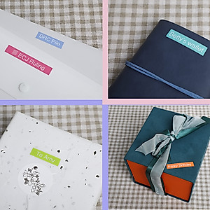 Replacement for Brother P-Touch Label Maker Tape TZe 12mm 0.47 Ribbon Laminated TZ Colored Refills Compatible with Brother P Touch PT-D210 D220 H110 1000 1280 D400 Cube, 1/2" x 26.2', 6 Pack