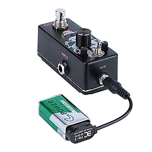 EX Inferno metal pedal & 14 Inch mini pedalboard & patch cable bundle