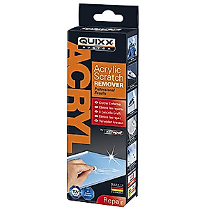 QUIXX 10003 Acrylic Scratch Remover - Removes Scratches From Clear Acrylic and Plexiglas Surfaces On Cars, Motorcycles, Caravans, and Boats