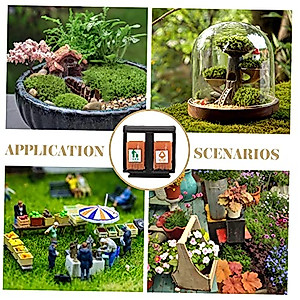 NOLITOY 10 Pcs Micro Landscape Wall Light Small Metal Trash Can with Lid Garbage Toy Trash Can Tin Can Galvanized Trash Can Tiny Recycle Can Tiny Trash Can Child Abs Puzzle Small Model