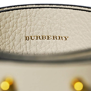 Burberry Ladies Limestone Medium Belt Bag Grainy Leather Belt