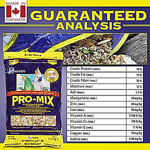 Parrot Vme Pro-Mix Seed, 2-1/2-Pound