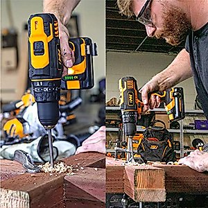 MOTORHEAD 20V ULTRA Cordless Drill Driver, Lithium-Ion, ½” Keyless Chuck, 16+1+1 Clutch, 2-Speed Transmission, Variable Speed Trigger, Built-in LED, 2Ah Battery, Charger, 22 Accessory Bits, USA-Based